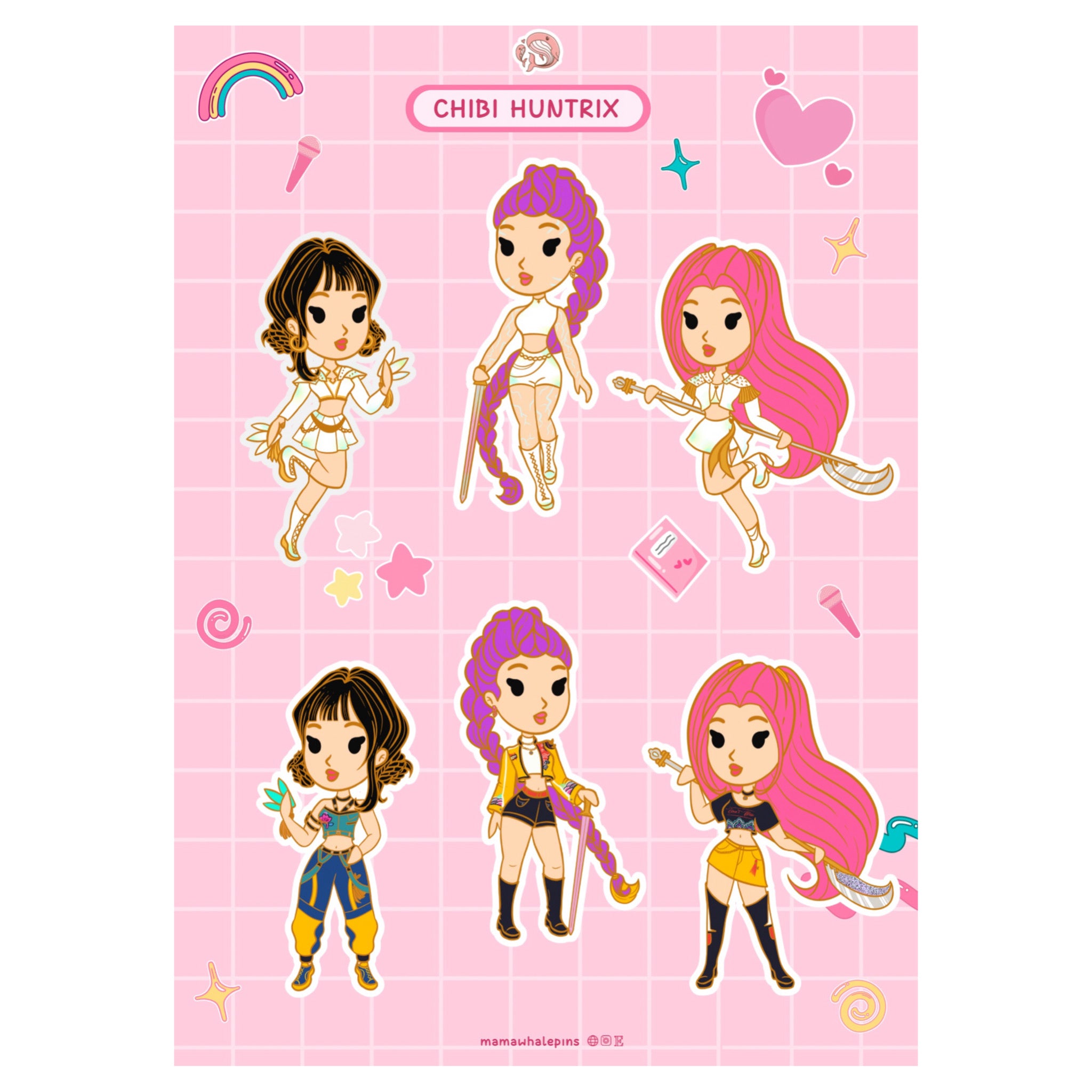 HUNTRIX STICKER – MAMAWHALEPINS